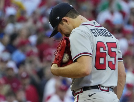 Atlanta Braves Starting Pitcher Spencer Strider Editorial Stock Photo ...
