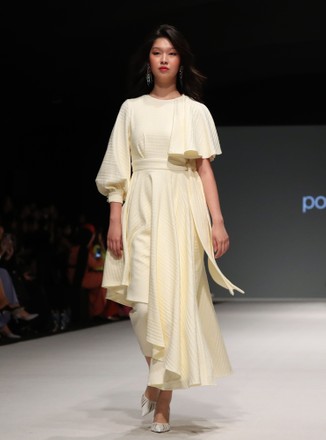 Model Presents Creation Collection Poca Poca Editorial Stock Photo ...