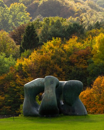 Artwork Large Two Forms By British Editorial Stock Photo - Stock Image ...