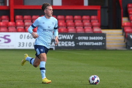 Charlie Farr Brentford Action During Crewe Editorial Stock Photo ...