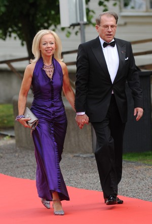 Swedish Parliament Speaker Per Westerberg Wife Editorial Stock Photo ...