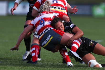 Ellie Rugman Gloucesterhartpury Tackled By Edel Editorial Stock Photo ...