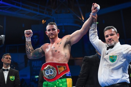 Australias Demsey Mckean Celebrates Beating Patrick Editorial Stock ...