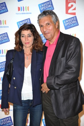 Rachid Arhab Wife Sylvie Gauthier Arriving Editorial Stock Photo ...
