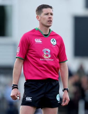 Old Belvedere Vs Naas Referee Andrew Editorial Stock Photo - Stock ...