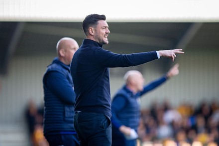 Afc Wimbledon Manager Johnnie Jackson Pointing Editorial Stock Photo ...