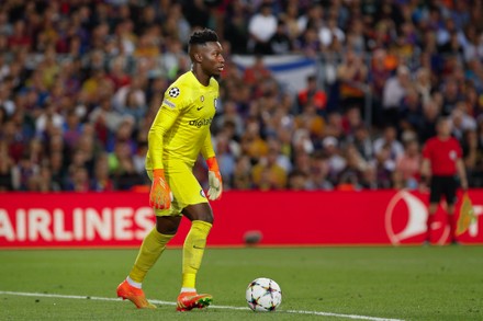 Spain Barcelona Oct 12 2022 Onana Editorial Stock Photo - Stock Image ...