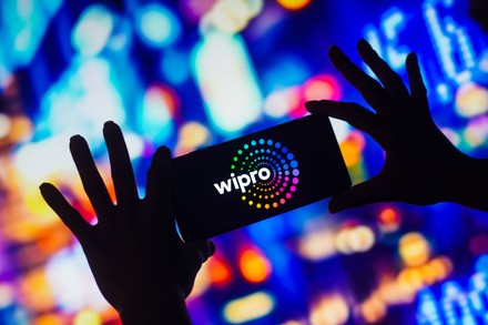 This Photo Illustration Wipro Technologies Logo Editorial Stock Photo ...
