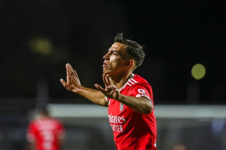 Benfica Player Petar Musa Celebrates After Editorial Stock Photo ...