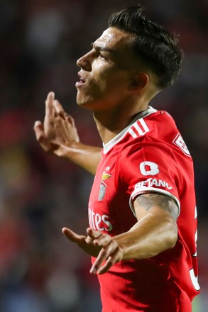 Benfica Player Petar Musa Celebrates After Editorial Stock Photo ...