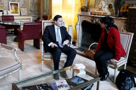 French Immigration Minister Eric Besson Welcomes Editorial Stock Photo ...