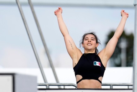 Ella Bucio Mexico Celebrates After Completing Editorial Stock Photo ...