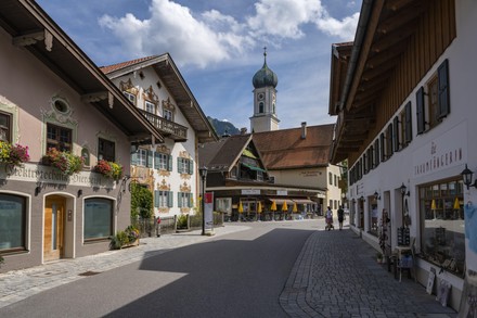 Dorfstrasse Church St Peter Paul Oberammergau Editorial Stock Photo - Stock Image | Shutterstock