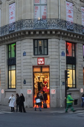 View Uniqlo Store Near Garnier Opera Editorial Stock Photo - Stock ...