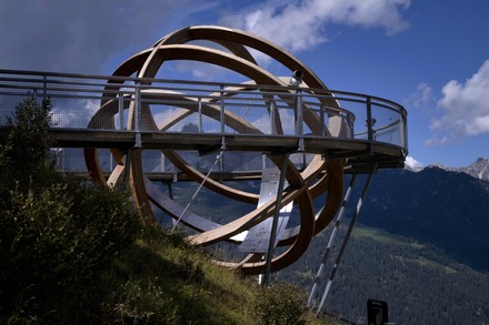 Hang Glider Ramp Panorama Restaurant Kreuzjoch Editorial Stock Photo ...