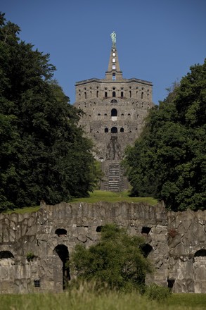 Bergpark Wilhelmshoehe Hercules Building Unesco World Editorial Stock ...