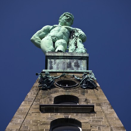 Bergpark Wilhelmshoehe Hercules Statue Unesco World Editorial Stock ...