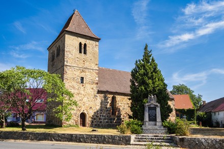 Hohenbucko Village Church Elbeelster District Brandenburg Editorial ...