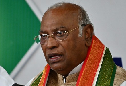 Indian National Congress Leader Mallikarjun Kharge Editorial Stock ...