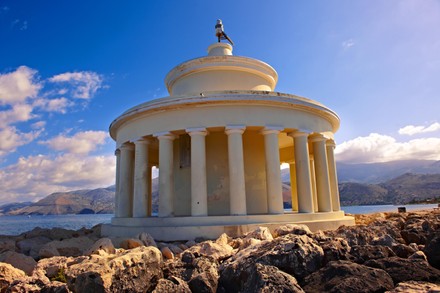Fanari Lighthouse Agion Theodoron Lighthouse Kefalonia Editorial Stock ...