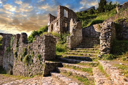 Mystras Established 1205 After Conquest Constantinople Editorial Stock ...