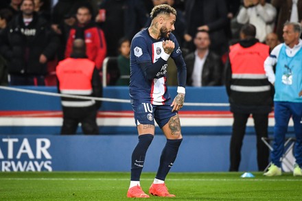 Neymar Jr Psg Celebrates His Goal Editorial Stock Photo - Stock Image ...