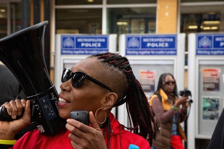 Afua Rose Speaks Through Megaphone Crowd Editorial Stock Photo - Stock ...