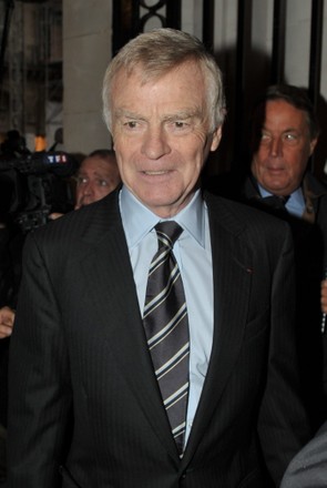 Max Mosley Arriving Hotel Westin Paris Editorial Stock Photo - Stock ...