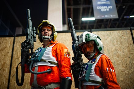 Cosplayers Use Costumes Rebel Pilots Star Editorial Stock Photo - Stock ...