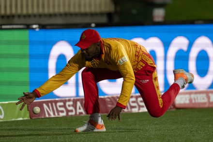 Luke Jongwe Zimbabwe Saved Boundary During Editorial Stock Photo ...