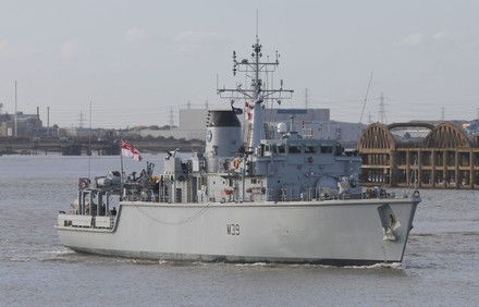 Hms Hurworth Sails London Collects Port Editorial Stock Photo - Stock ...