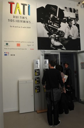Jacques Tati's tribute exhibition at the Cinematheque in Paris, France ...