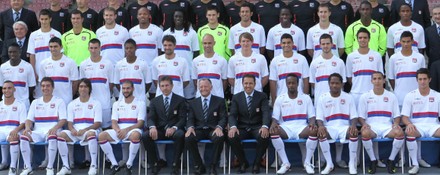 Olympique Lyons Soccer Squad Poses Team Editorial Stock Photo - Stock ...