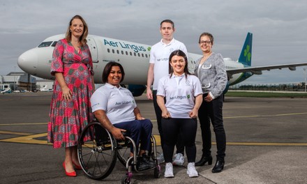 Pictured Announcement Aer Lingus Official Airline Editorial Stock Photo ...