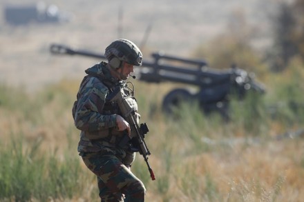 Soldiers Attend Exercise Fire Giat Lg1 Editorial Stock Photo - Stock ...