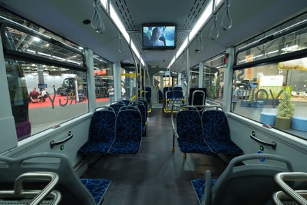 Autobus Exhibited International Bus Coach Fair Editorial Stock Photo ...