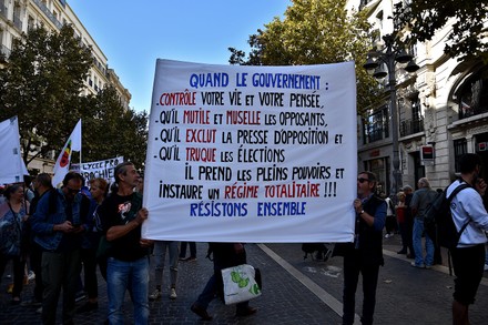 __COUNT__ Inter-union demonstration in Marseille, France - 18 Oct 2022 ...