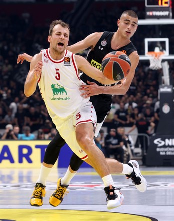 Milans Kevin Pangos L Action Against Editorial Stock Photo - Stock ...