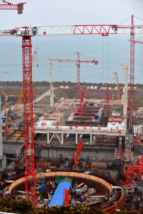 __COUNT__ General view of Flamanville EPR 3 Nuclear Power Plant, France ...