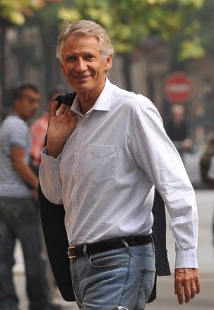 Former French Prime Minister Dominique De Editorial Stock Photo - Stock ...