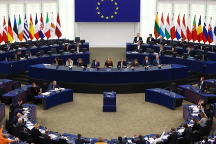 European Parliament President Roberta Metsola C Editorial Stock Photo ...