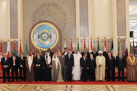 Arab Leaders Posing Group Photograph Before Editorial Stock Photo ...
