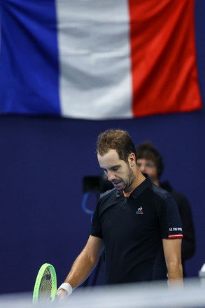 French Richard Gasquet Pictured Action During Editorial Stock Photo ...