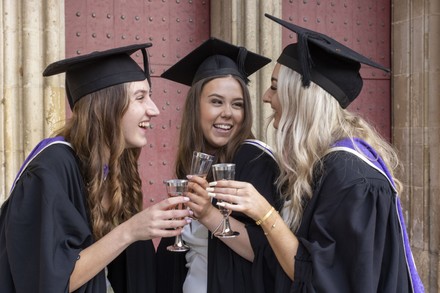 Students Celebrate After Receiving Their Degree Editorial Stock Photo ...