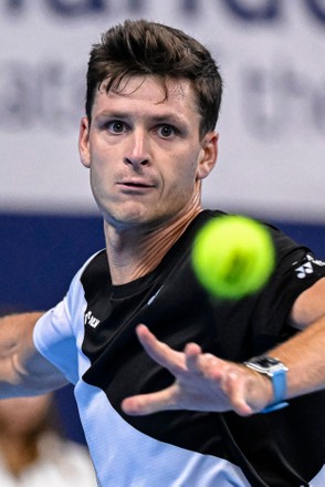 Polish Hubert Hurkacz Pictured Action During Editorial Stock Photo ...