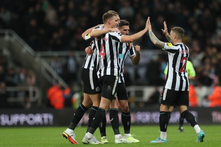 Newcastle Uniteds Sven Botman Dan Burn Editorial Stock Photo - Stock ...