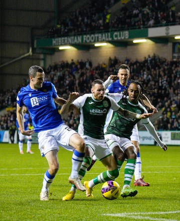 Jamie Murphy St Johnstone Challenges Ball Editorial Stock Photo - Stock ...