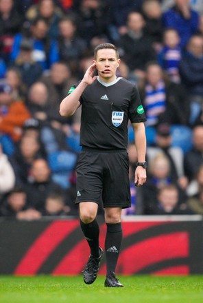 Referee David Munro Todays Match Between Editorial Stock Photo - Stock ...
