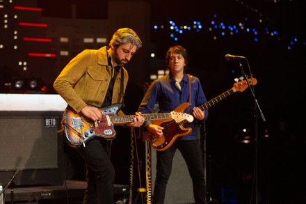 Guitarist Alex Fischel Spoon Performs During Editorial Stock Photo ...