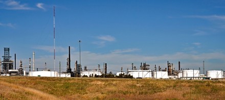 Chs Oil Refinery Mcpherson Largest Cooperative Editorial Stock Photo ...